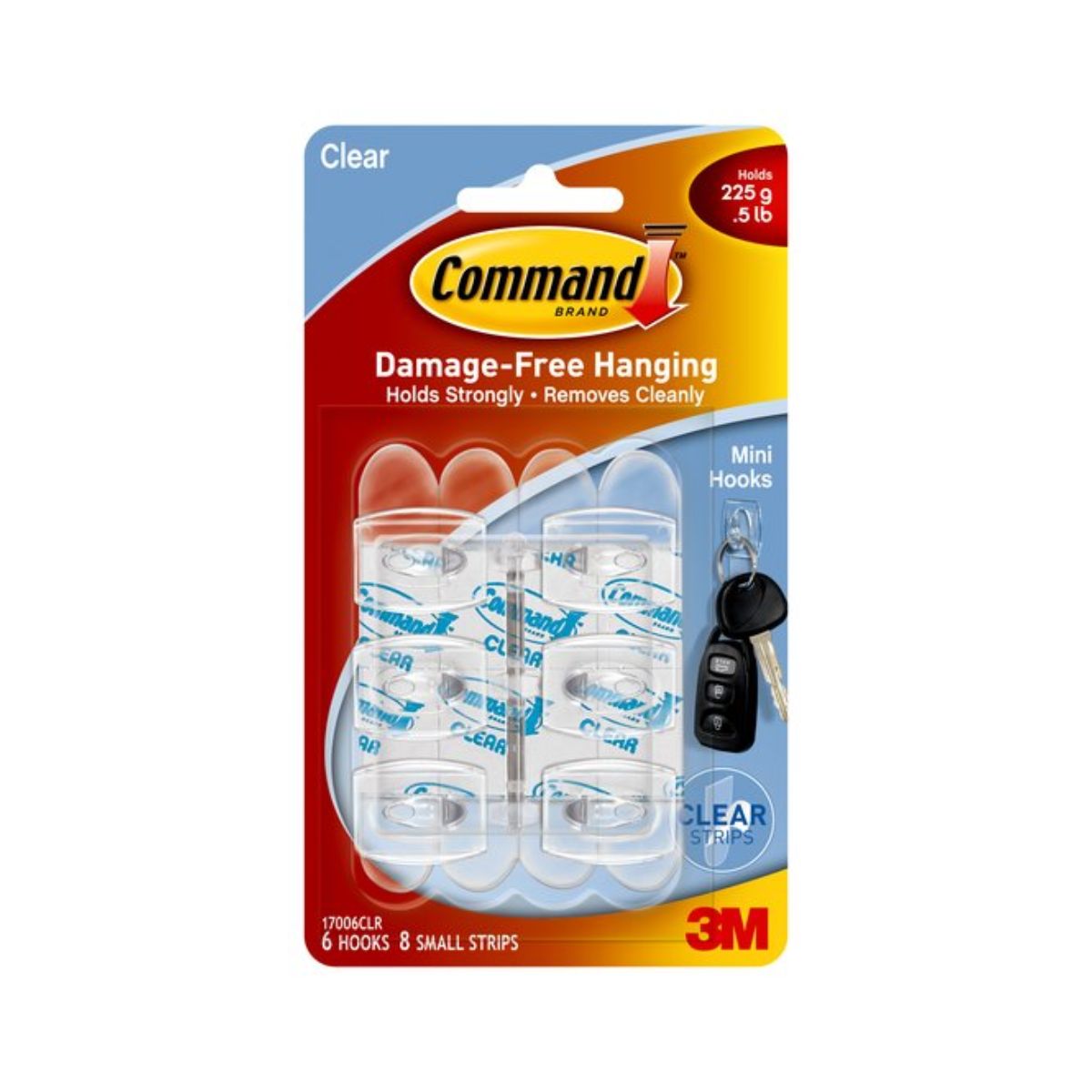 Command Mini Clear Hooks 6 Hooks 8 STRIPS – greenleif.sg