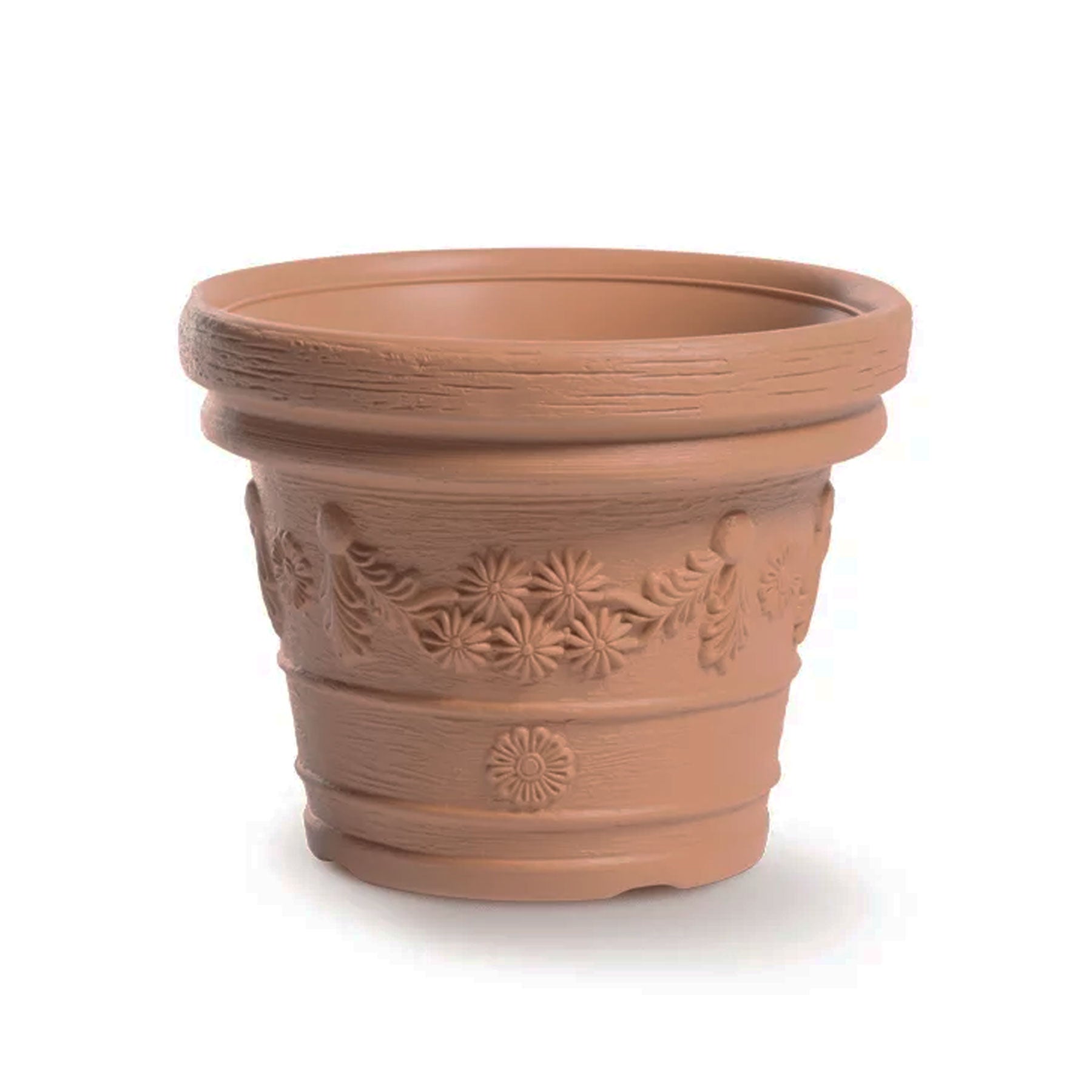 Decora Flower Pot decorated with Floral Motifs (390x310mm) – greenleif.sg