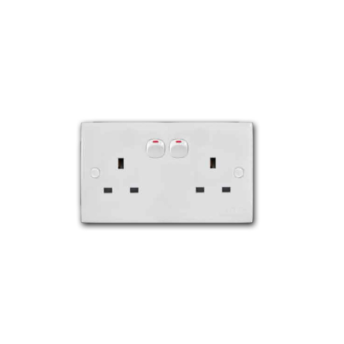 2 Gang Switched Socket Outlet 2K-132 – greenleif.sg