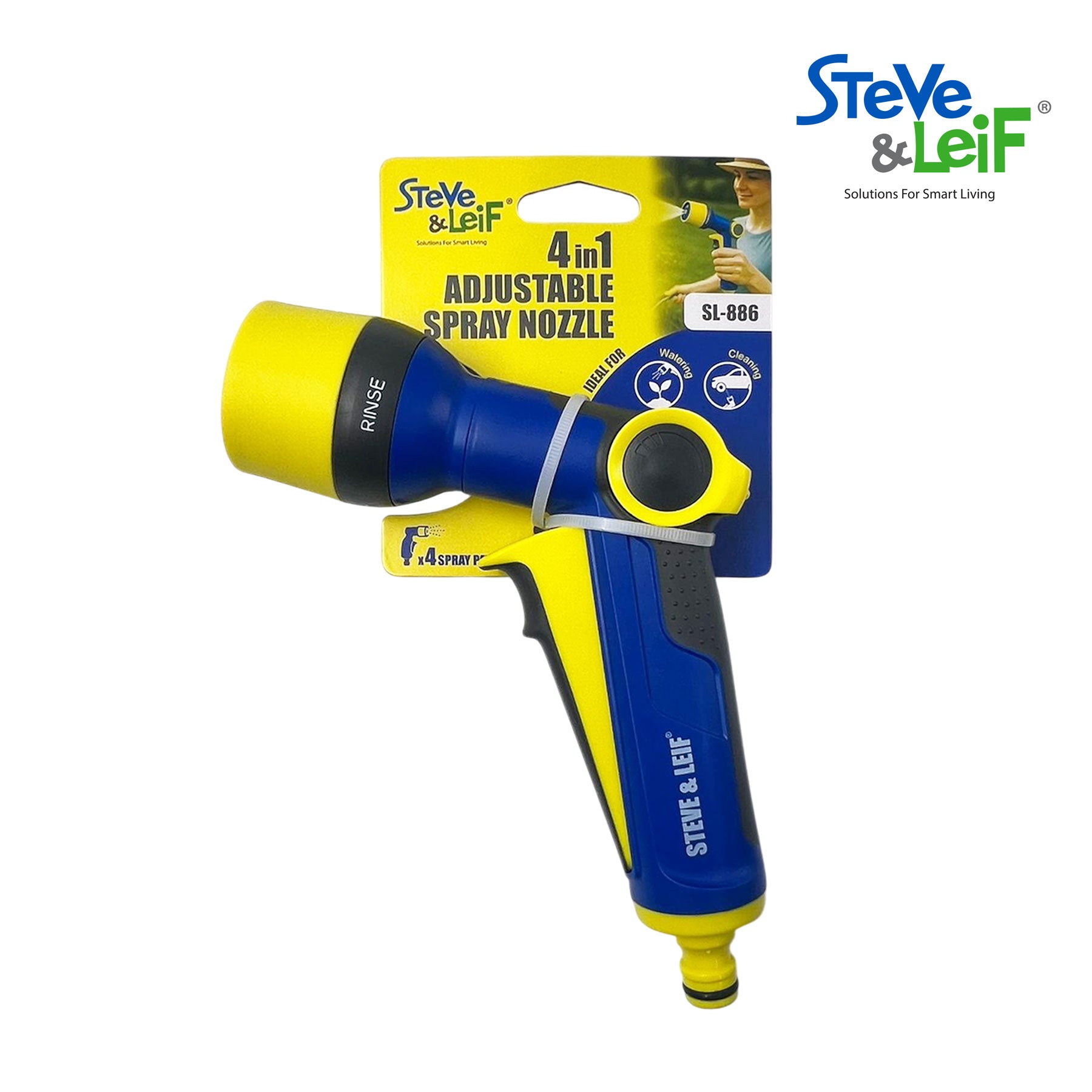 Steve & Leif 4in1 Adjustable Spray Nozzle – greenleif.sg