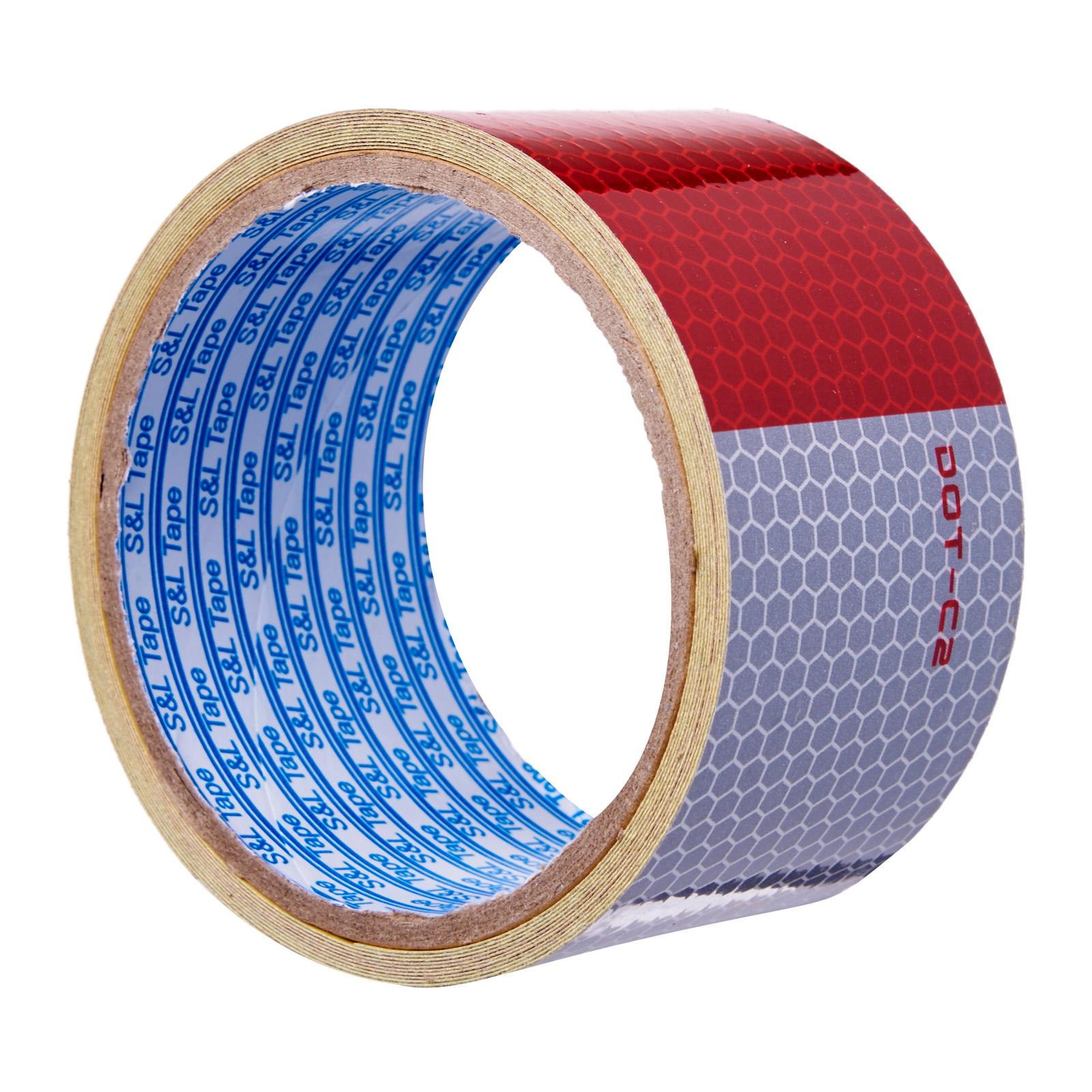 Grade A Red/Silver Automotive Reflective Tape || (48mm x 3M) – greenleif.sg