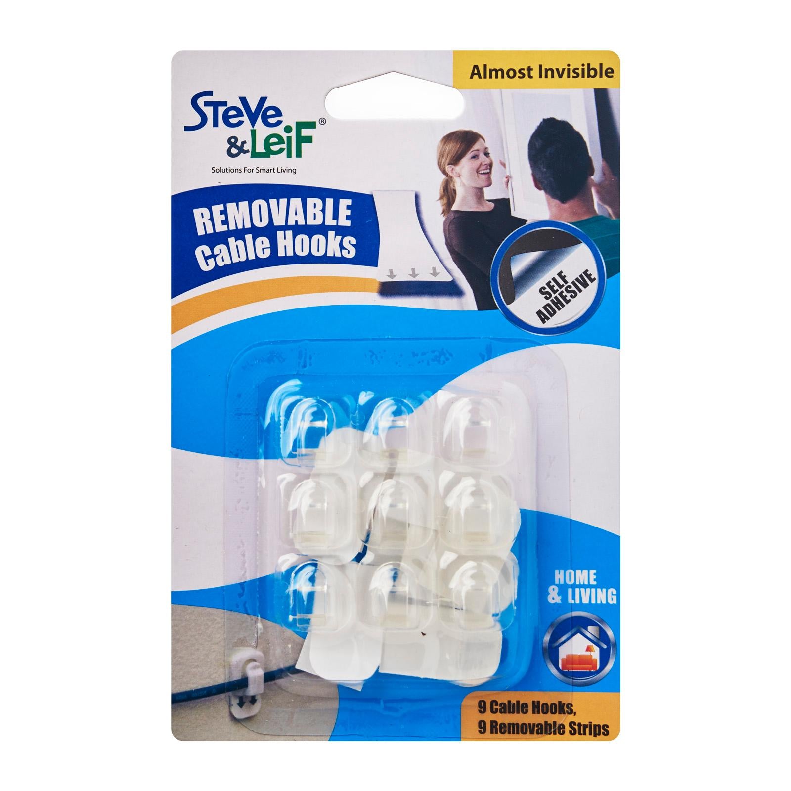 Removable Cable Hooks (M) 9pcs – greenleif.sg