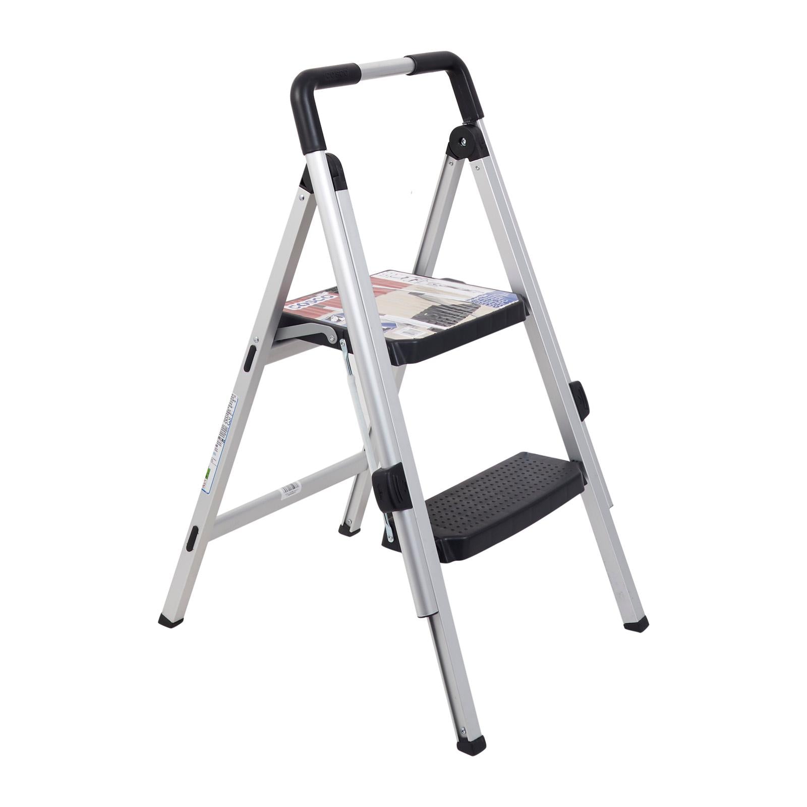 2 STEPS MAGICFOLD ALUMINIUM LADDER – greenleif.sg
