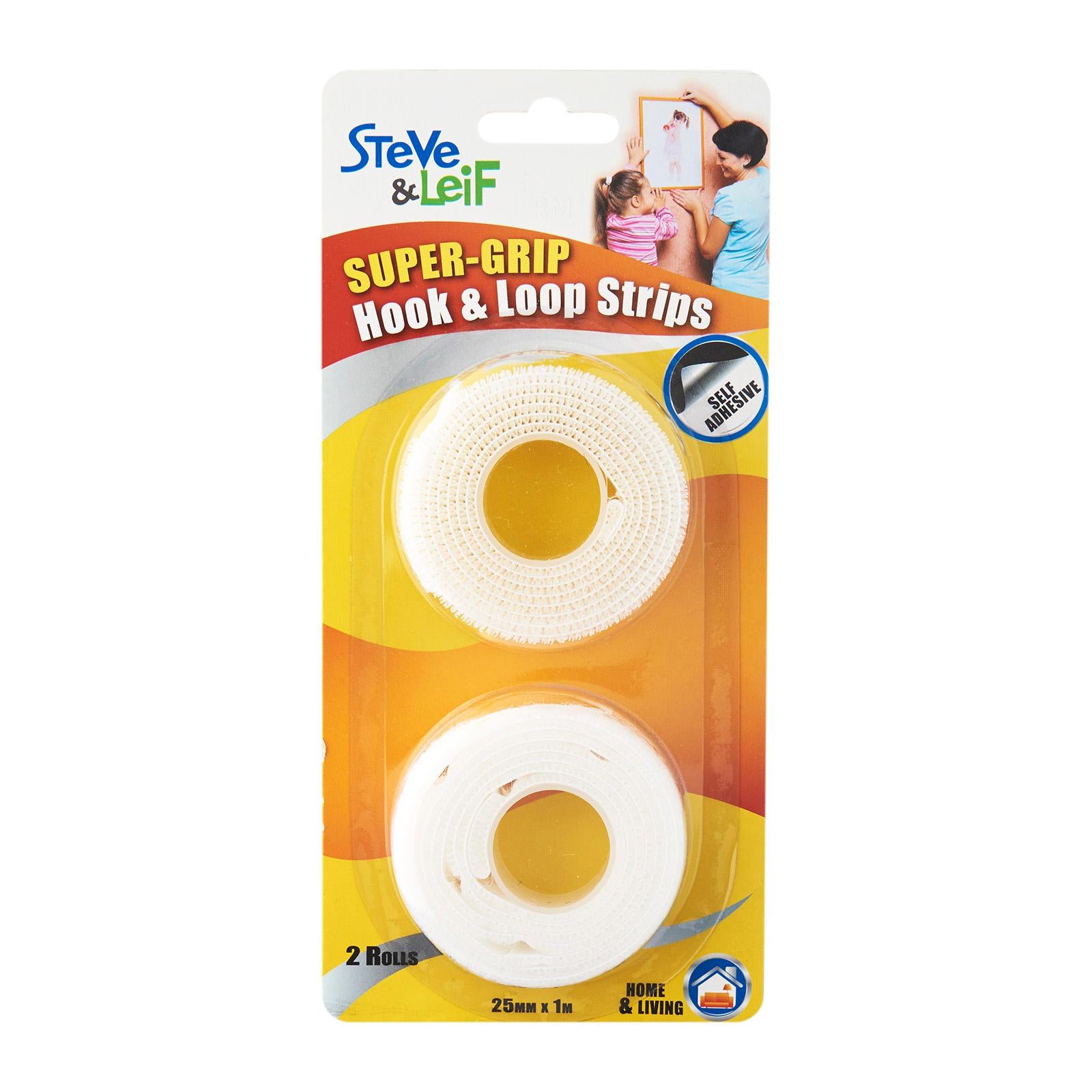 SuperGrip White Hook and Loop (2 Rolls) – greenleif.sg