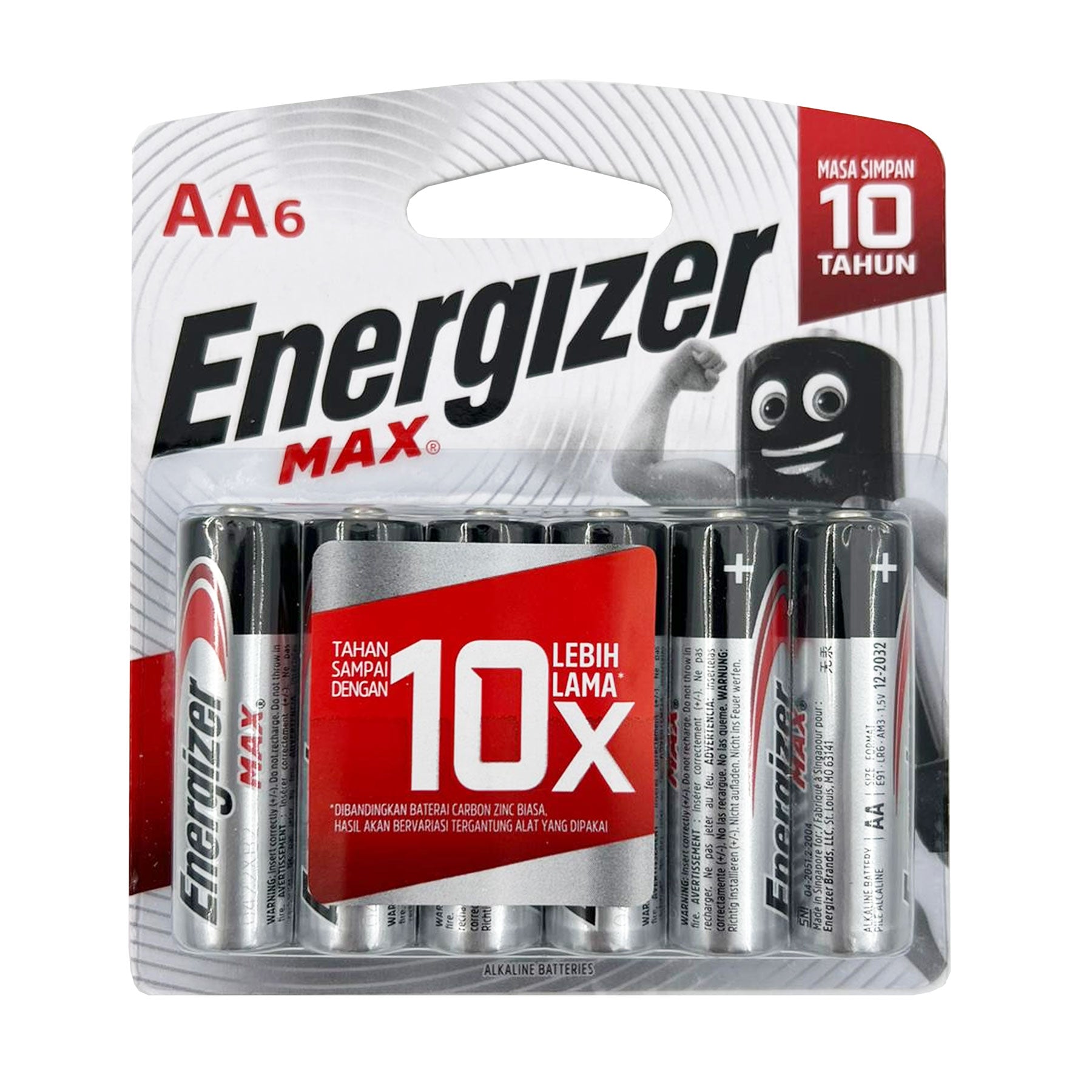Max AA6 Battery / Double A Battery (6 Pcs) – greenleif.sg