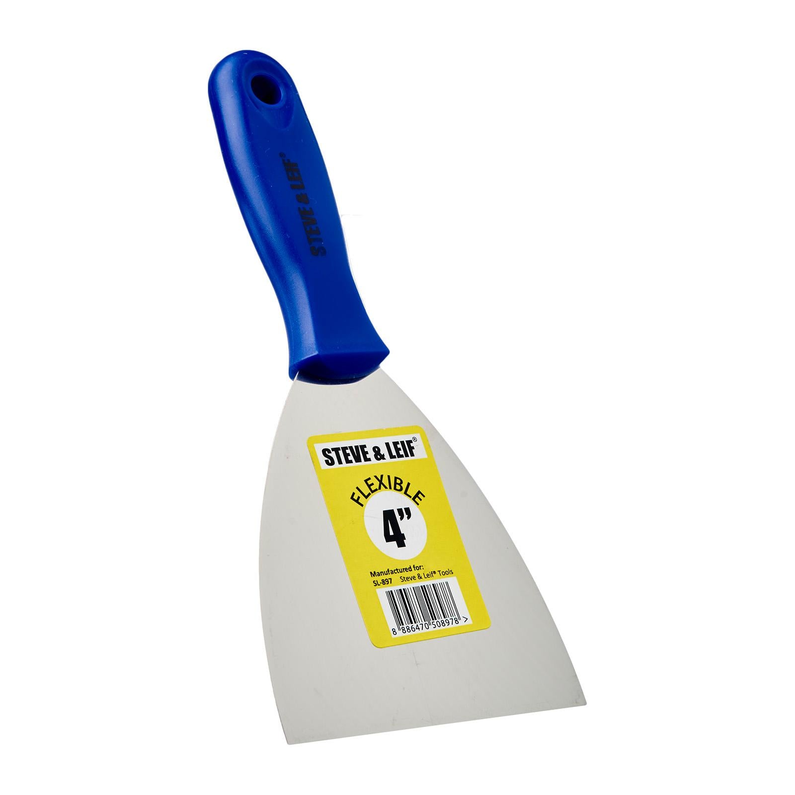 Flexible Scrapers With Blue Handle (4") – greenleif.sg