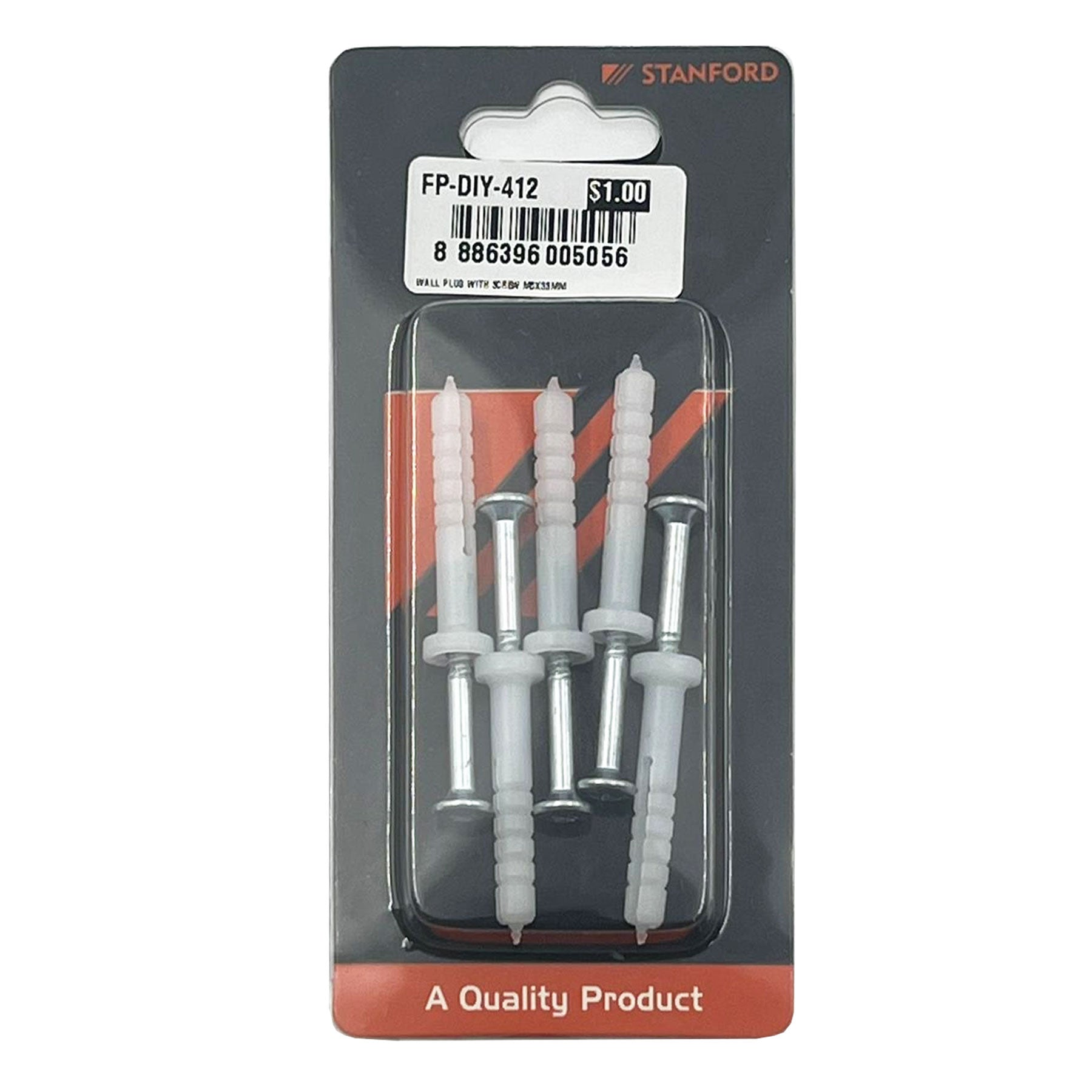 Wall Plug with Screw (M5X33mm) – greenleif.sg