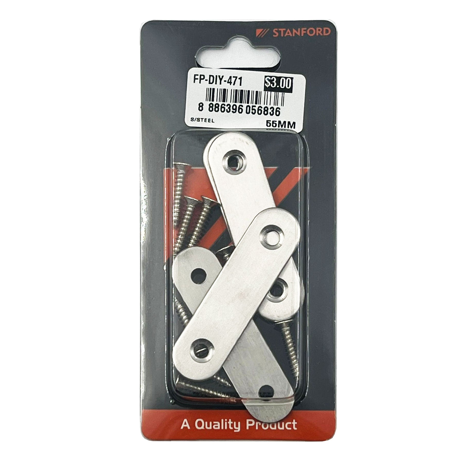 Stainless Steel Flat Straight Bracket – greenleif.sg