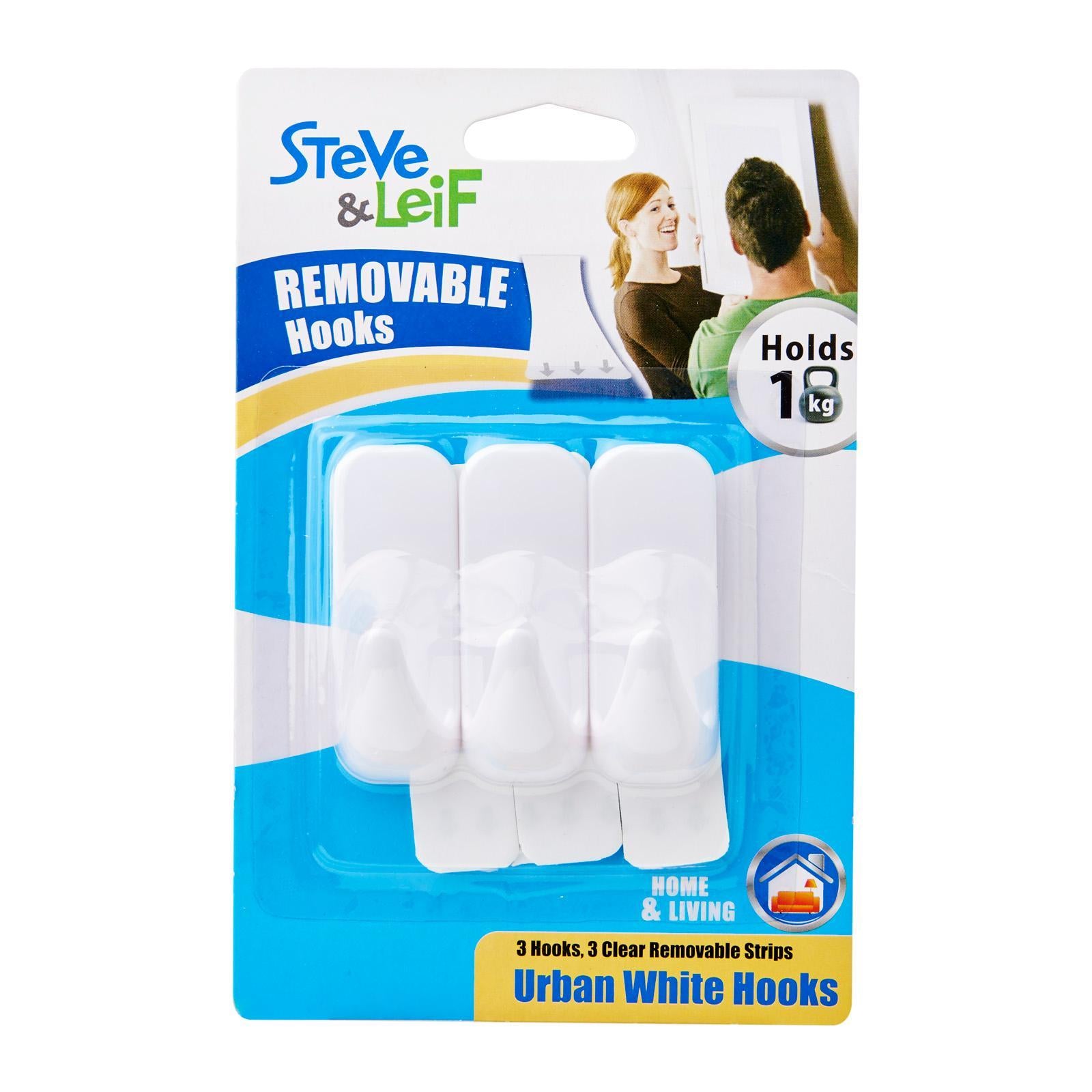 Small Removable Hooks (3 Pcs) White – greenleif.sg