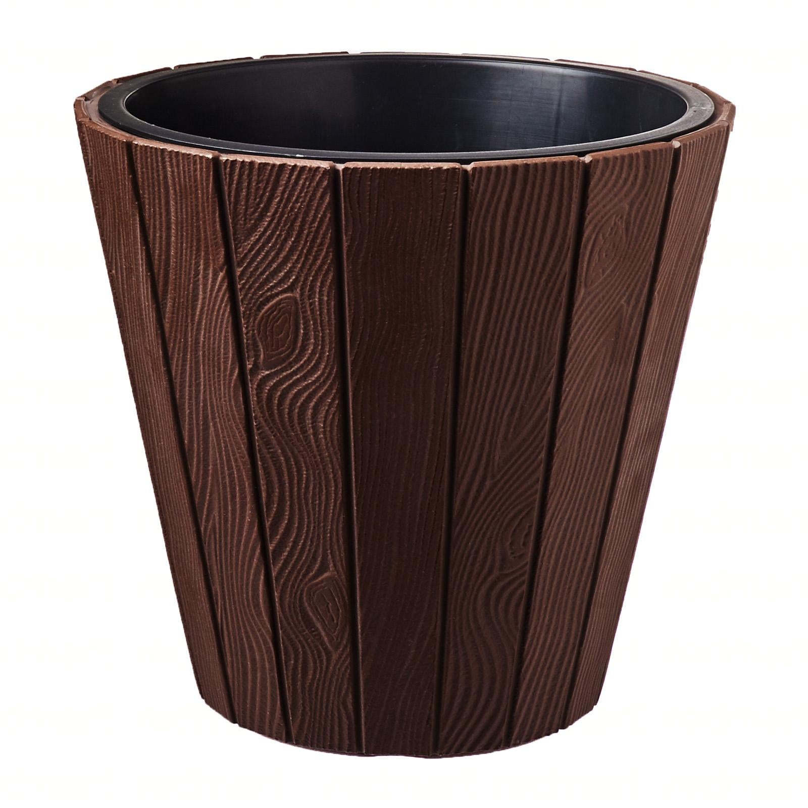 Woode Wood Grain Pot (299x281mm) – greenleif.sg