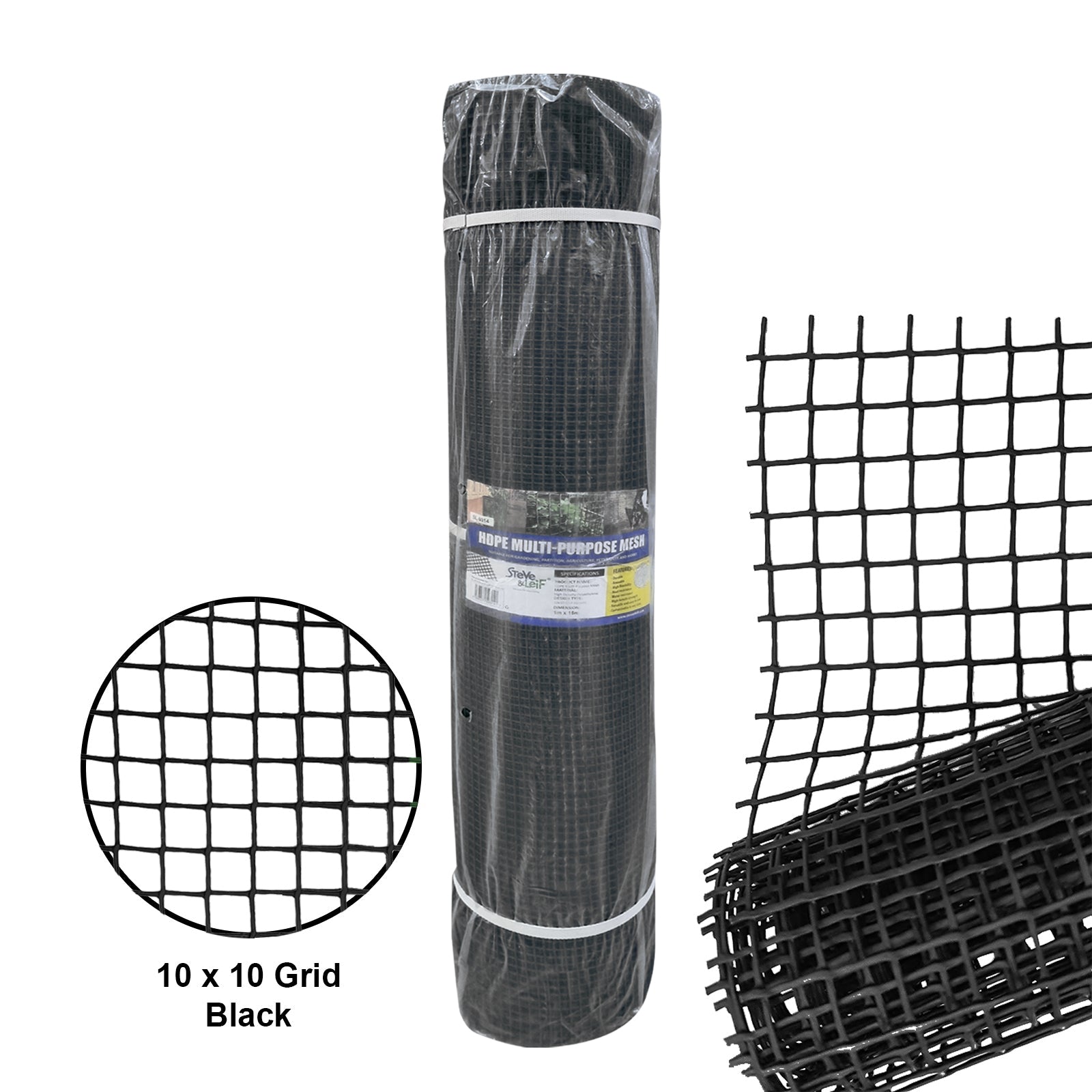 HDPE Garden Mesh / Plant Support (10x10mm) 1m x 15m – greenleif.sg